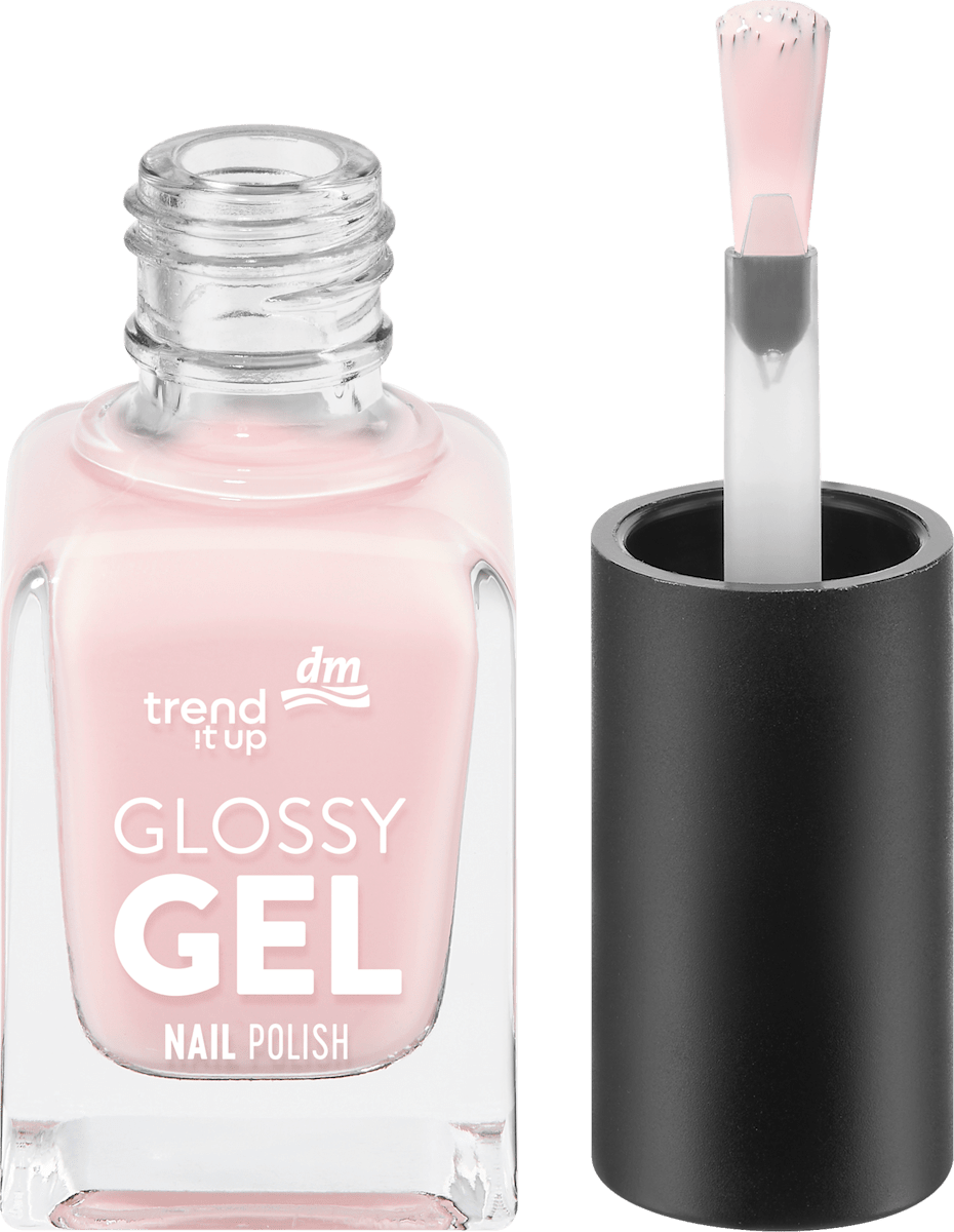 trend !t up Nagellack Glossy Gel 100 Flamingo Pink, 11 ml dauerhaft ...