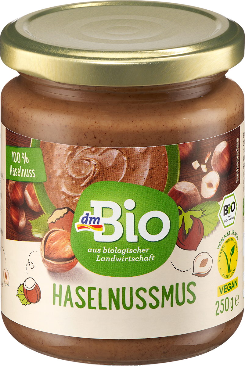 dmBio Bio lešnikov namaz, 250 g | dm.si