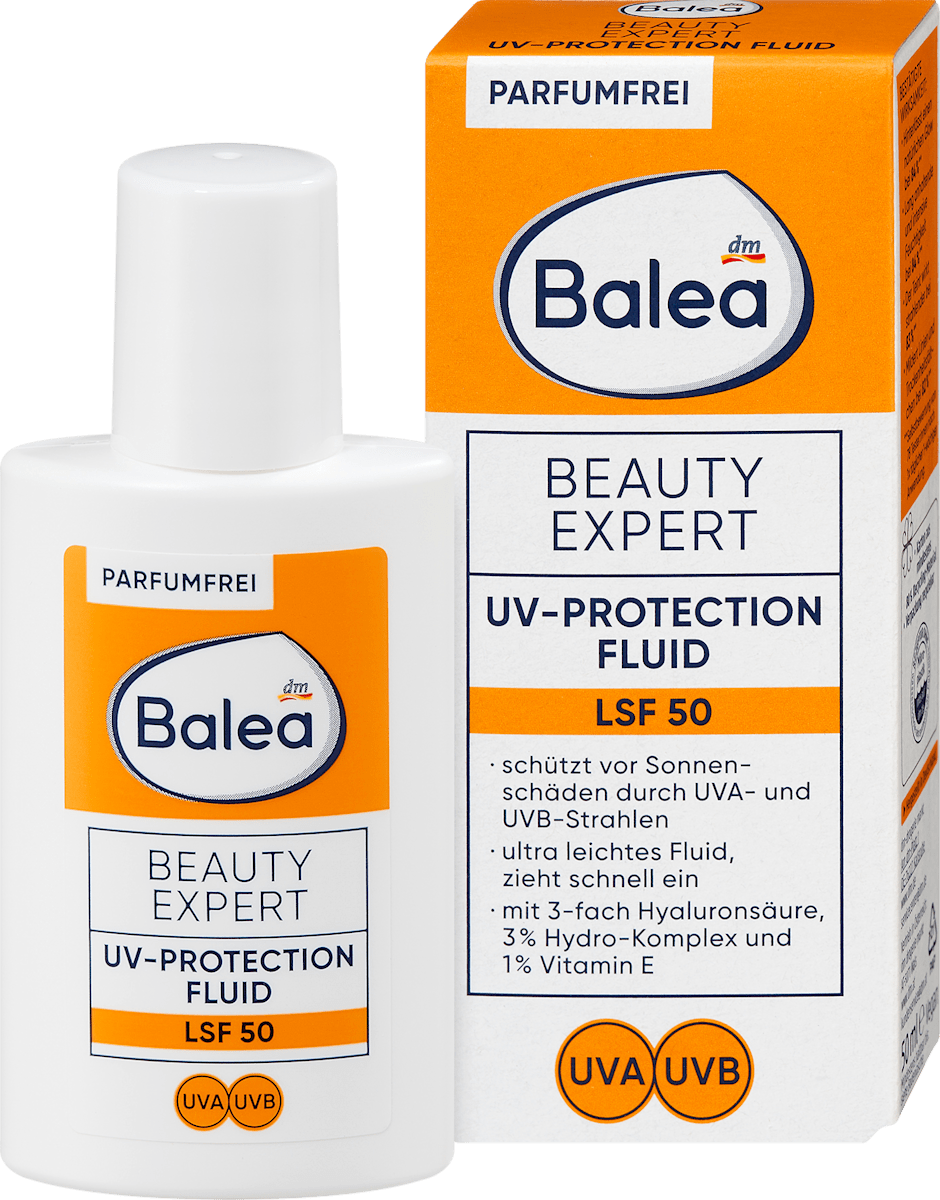 Balea Fluid Beauty Expert UV-Protection LSF50, 50 ml dauerhaft günstig ...