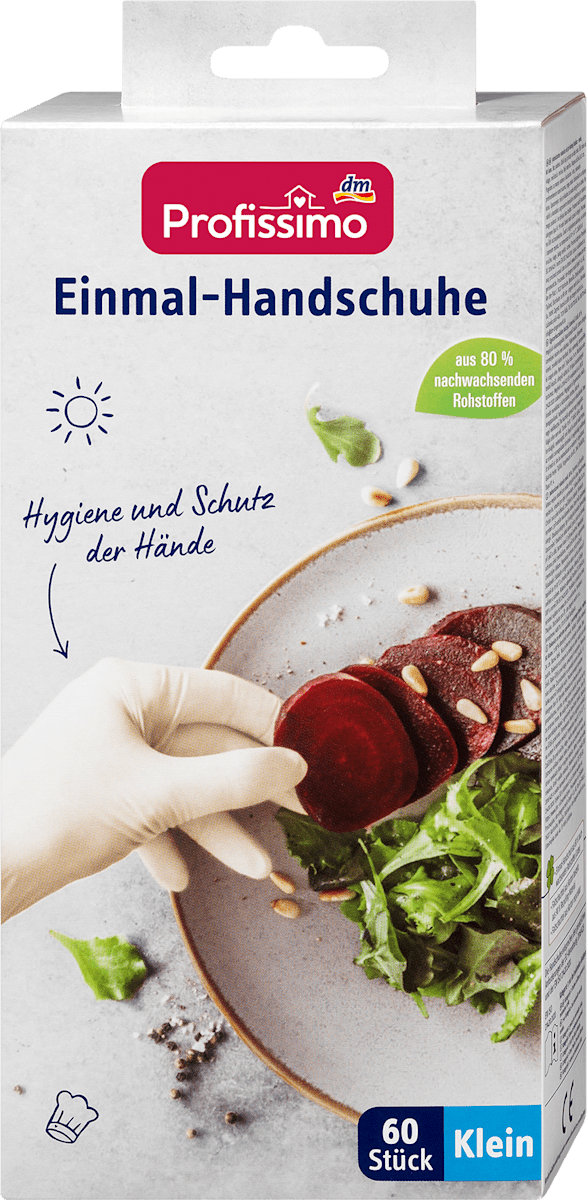 Profissimo Bijele jednokratne rukavice bez pudera – male, 60 kom. | dm.hr