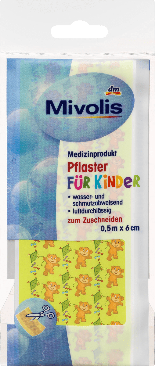 Mivolis Otroški obliž za rezanje 0,5 m x 6 cm, več različic, 0,5 m | dm.si