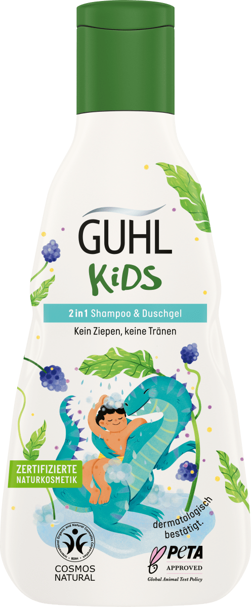 GUHL Kinder Shampoo & Duschgel 2in1 Brombeere, 250 ml dauerhaft günstig ...