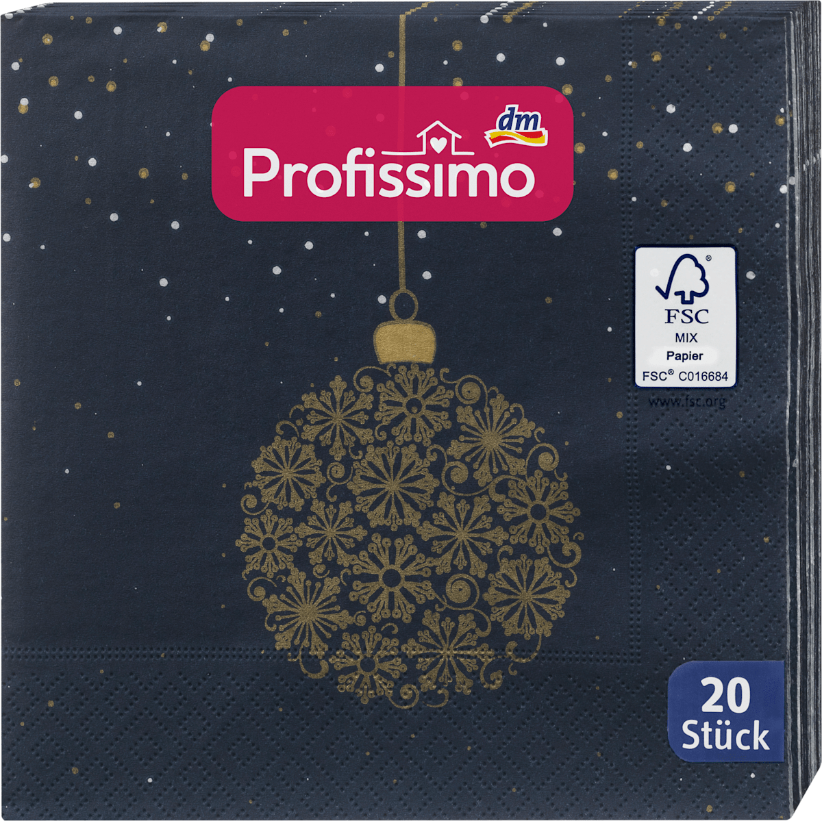 Profissimo Serviette moderne Kugel, 20 St | dm.at