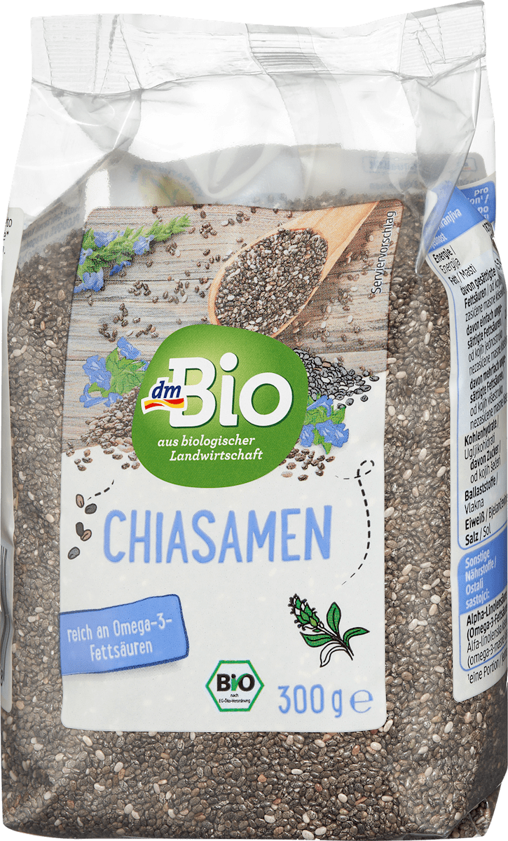 dmBio bio chia semínka, 300 g | dm.cz