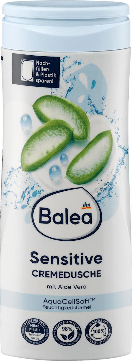 Balea Gel de duș sensitive, 300 ml | dm.ro