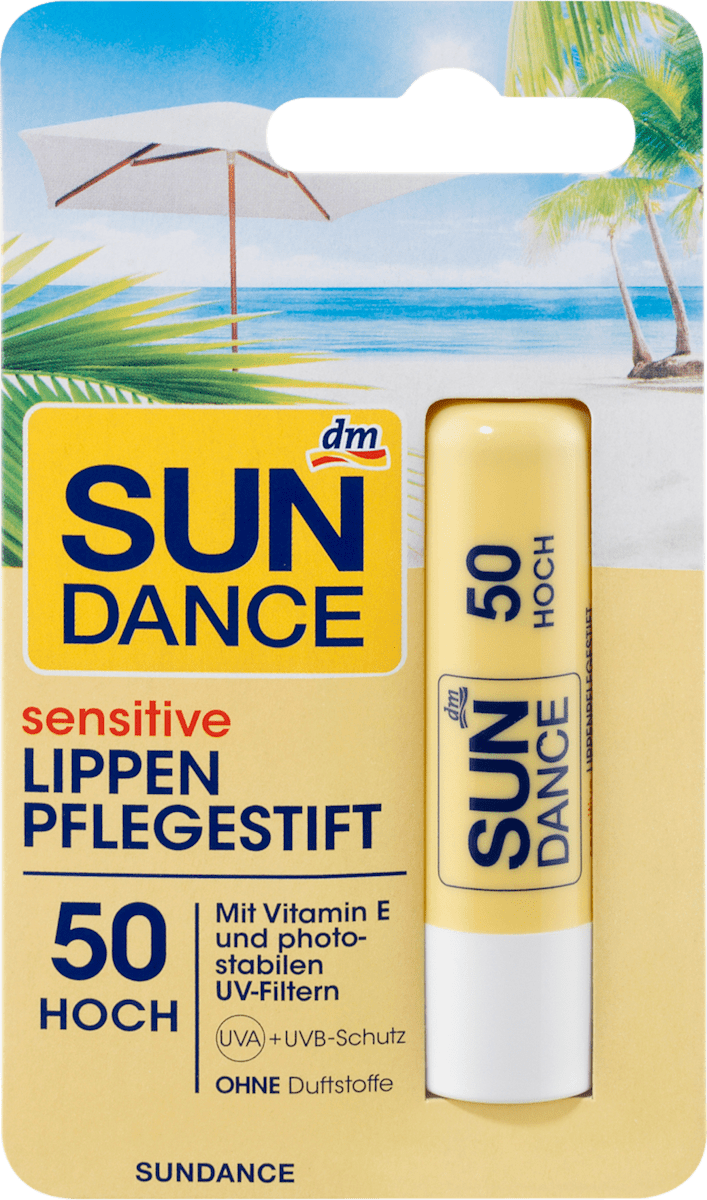 SUNDANCE Lippenpflegestift sensitive LSF 50, 4,8 g dauerhaft günstig ...