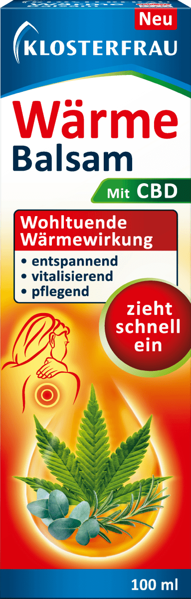 Klosterfrau Wärmebalsam mit CBD, 100 ml dauerhaft günstig online kaufen ...