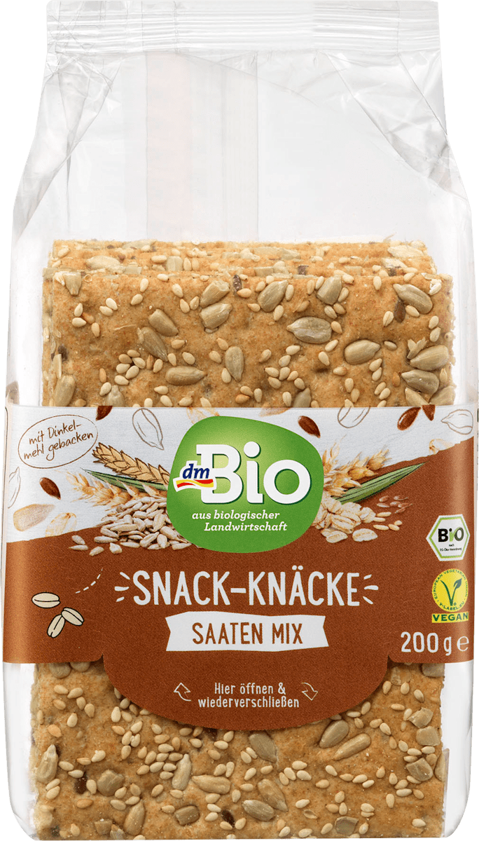 dmBio dmBio Snack Knäcke Saaten Mix, 200 g dauerhaft günstig online ...