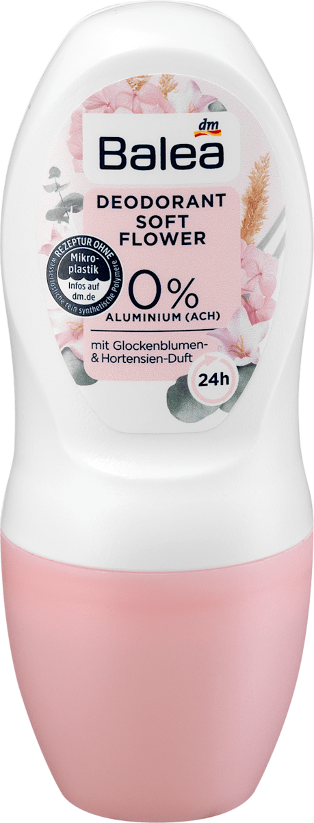 Balea deodorant roll-on Soft Flower, 50 ml | dm.cz