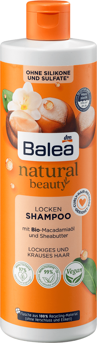 Balea Natural Beauty Shampoo Locken, 400 ml dauerhaft günstig online ...