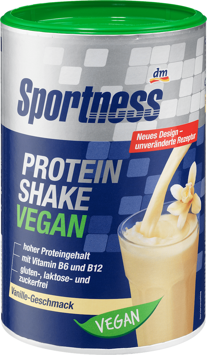 Sportness Proteinpulver Vanille Geschmack, vegan, 300 g dauerhaft ...