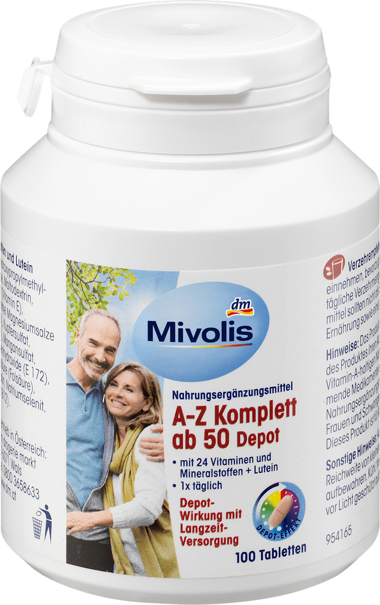 Mivolis tablety A-Z Komplet Depot 50+, 153 g Nakoupit výhodně online ...