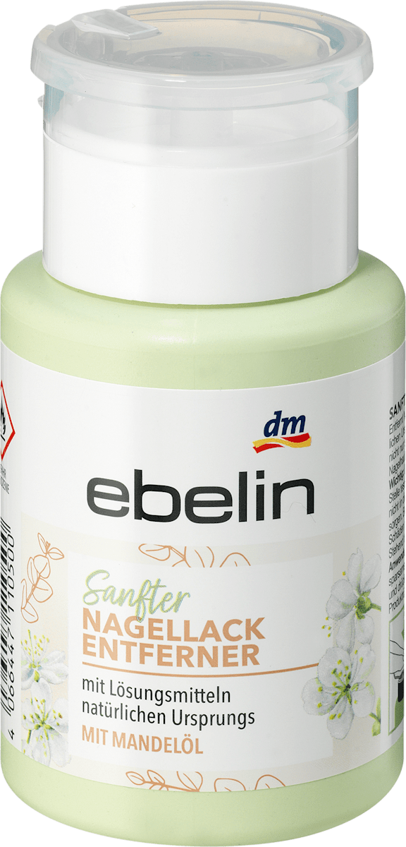 ebelin Delikatny zmywacz do paznokci z olejkiem migdałowym bez acetonu, 125 ml kupuj w zawsze ...
