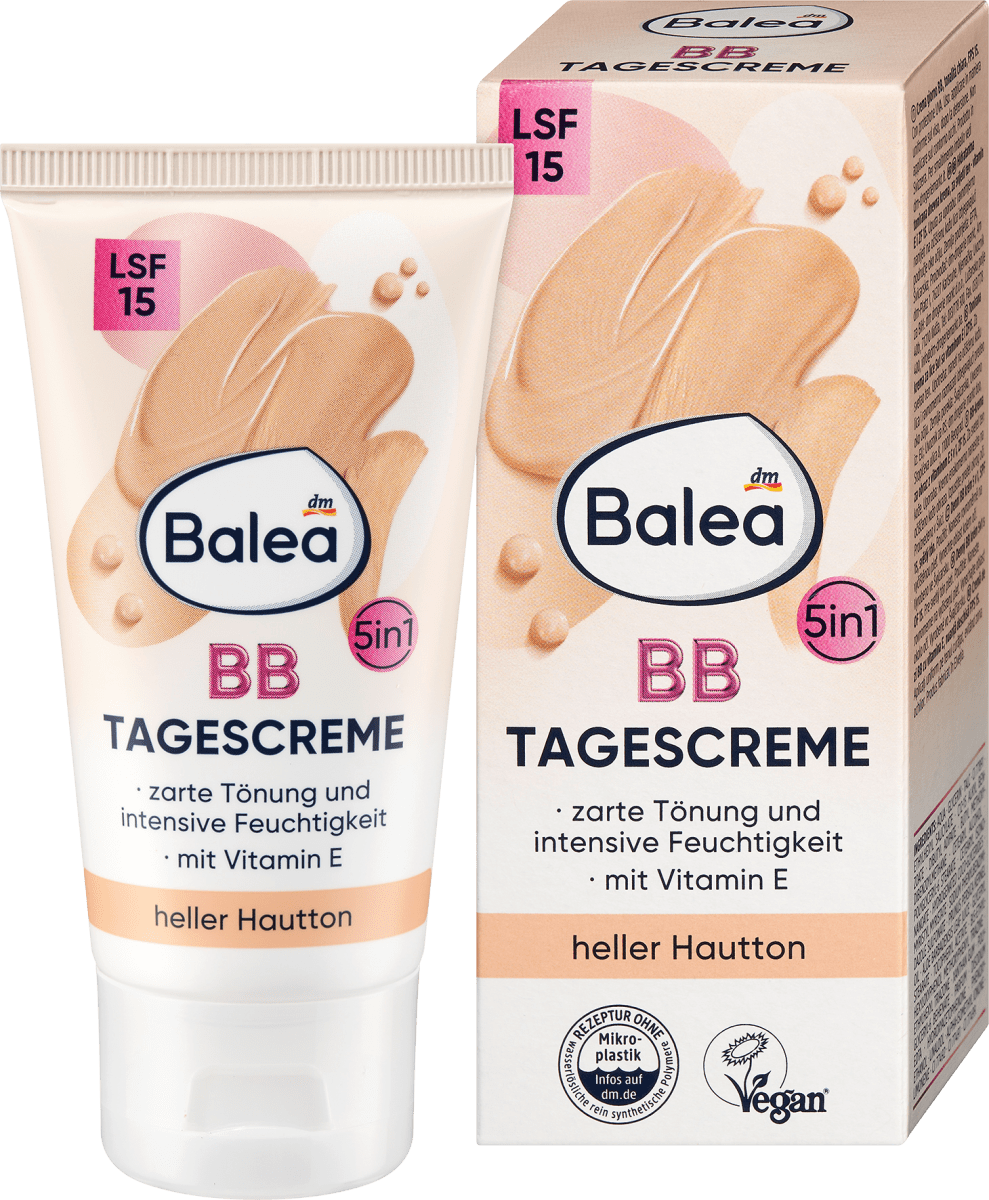 Balea BB Cream Getönte Tagespflege LSF15 Hell, 50 ml | dm.at