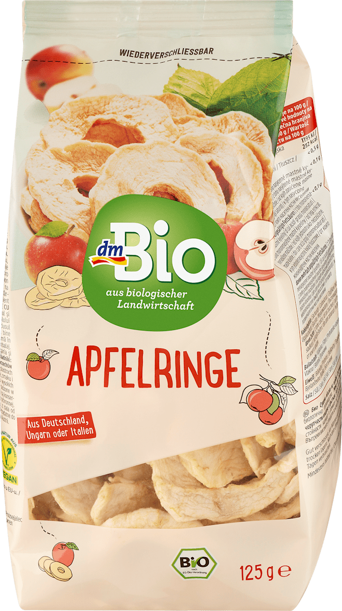 dmBio Apfel Ringe, 125 g | dm.at