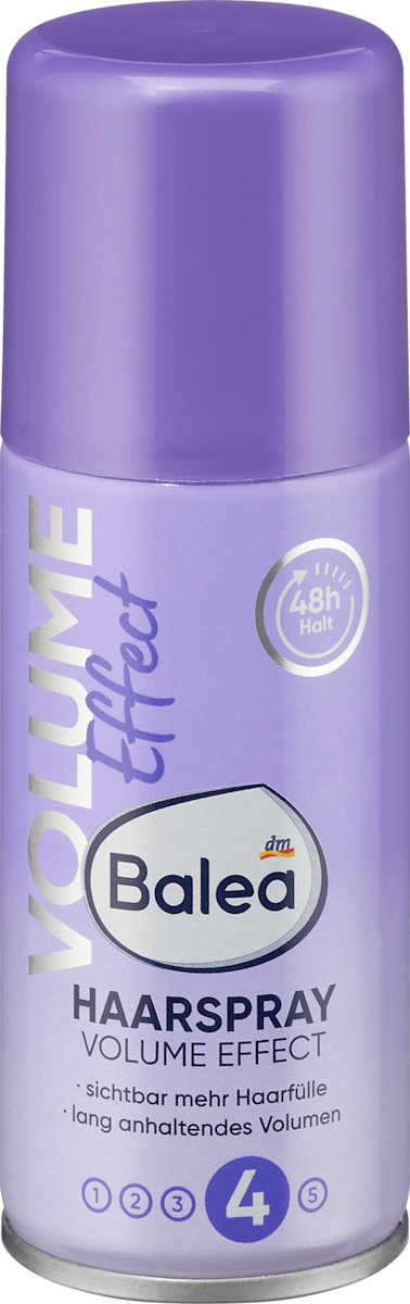 Balea Haarspray Volume Effect, Reisegröße, 100 ml dauerhaft günstig ...