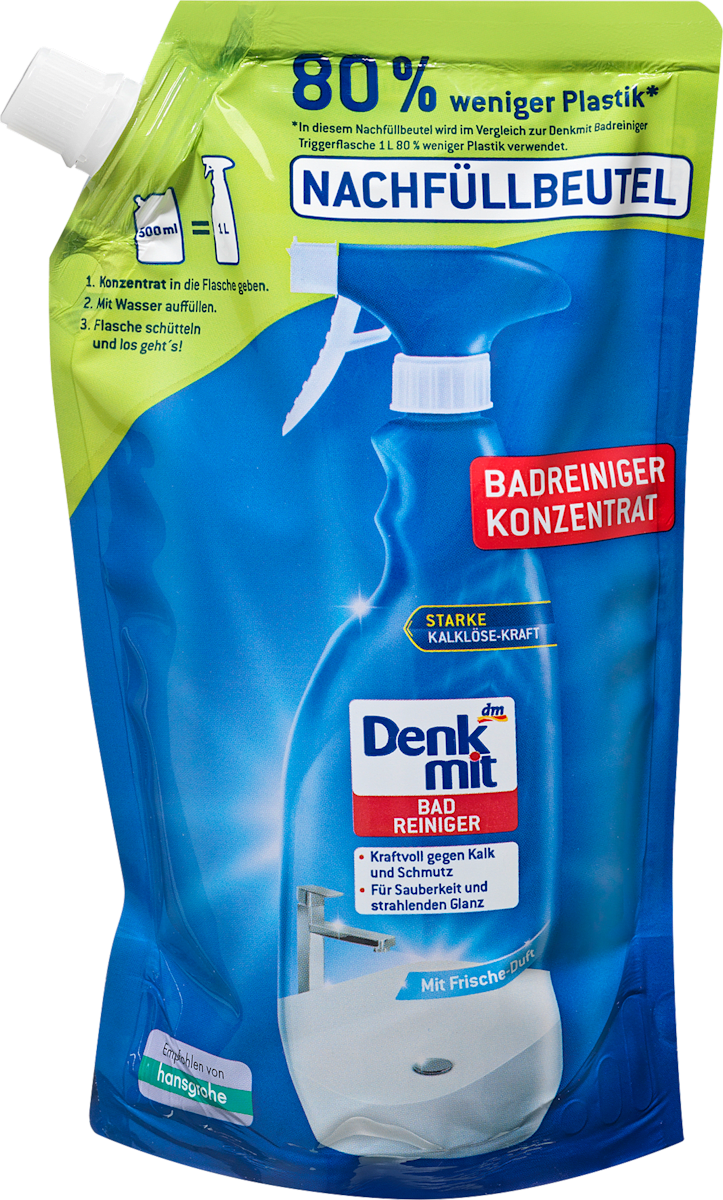 Denkmit Sredstvo za čišćenje kupatila - koncentrat, dopuna, 500 ml | dm.rs