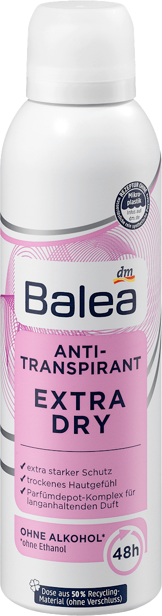 Balea Deo Spray Antitranspirant Extra Dry, 200 ml dauerhaft günstig ...