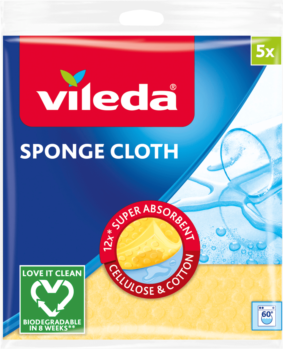 Vileda houbový hadřík, 5 ks | dm.cz