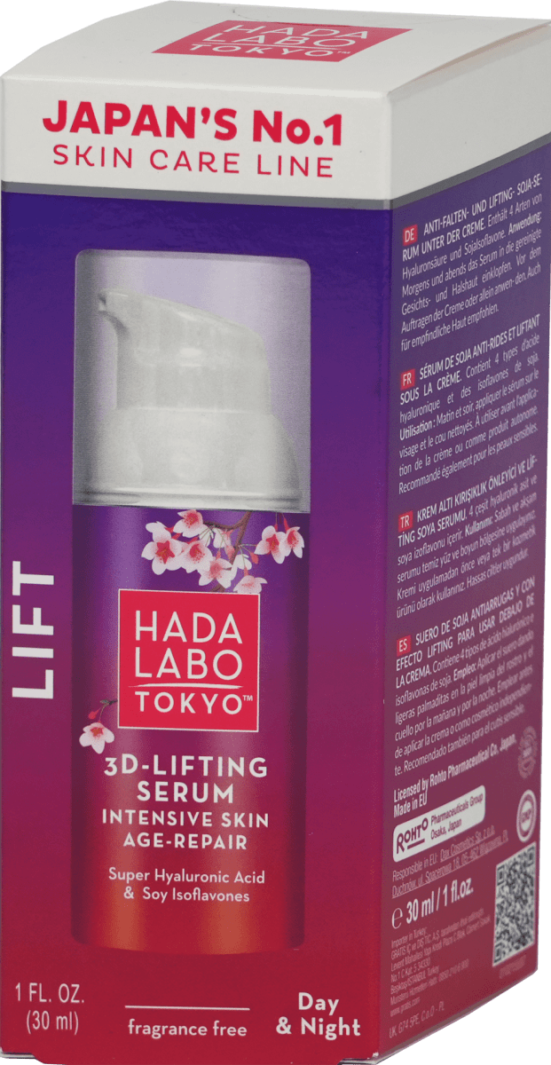 HADA LABO TOKYO 3D-Lifting serum za lice, 30 ml | dm.hr