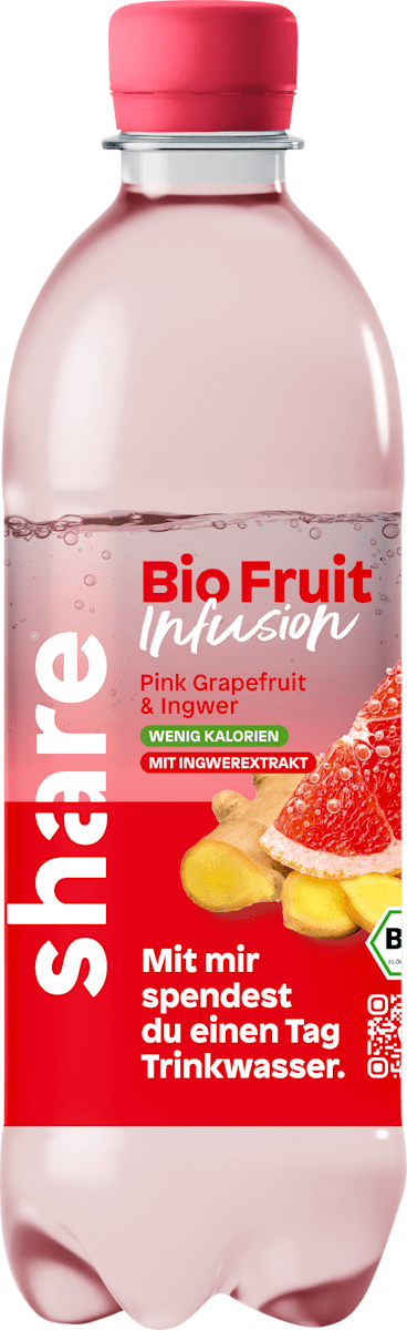 share Erfrischungsgetränk, Pink Grapefruit & Ingwer, 500 ml dauerhaft günstig online kaufen | dm.de