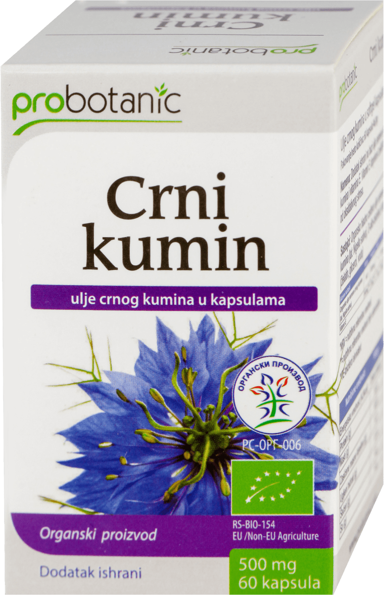 probotanic Crni kumin - ulje crnog kumina u kapuslama, 60 kom | dm.rs