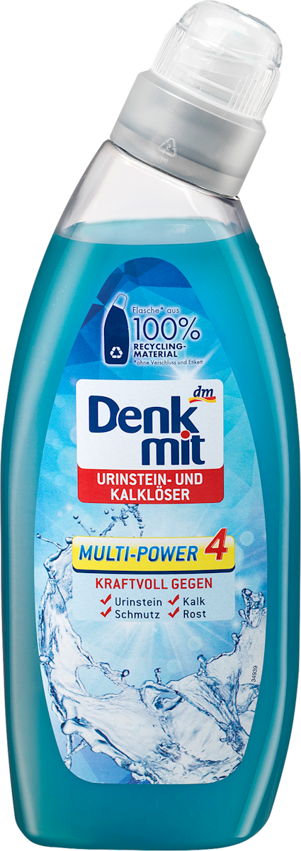 Denkmit WC-tisztító gél Multi Power 4, négyszeres hatású, 750 ml | dm.hu