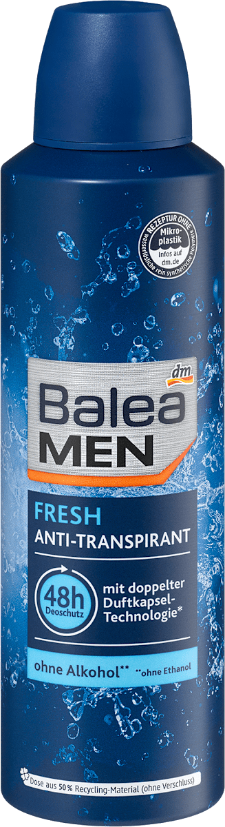 Balea MEN Deodorant spray fresh, 200 ml | dm.ro