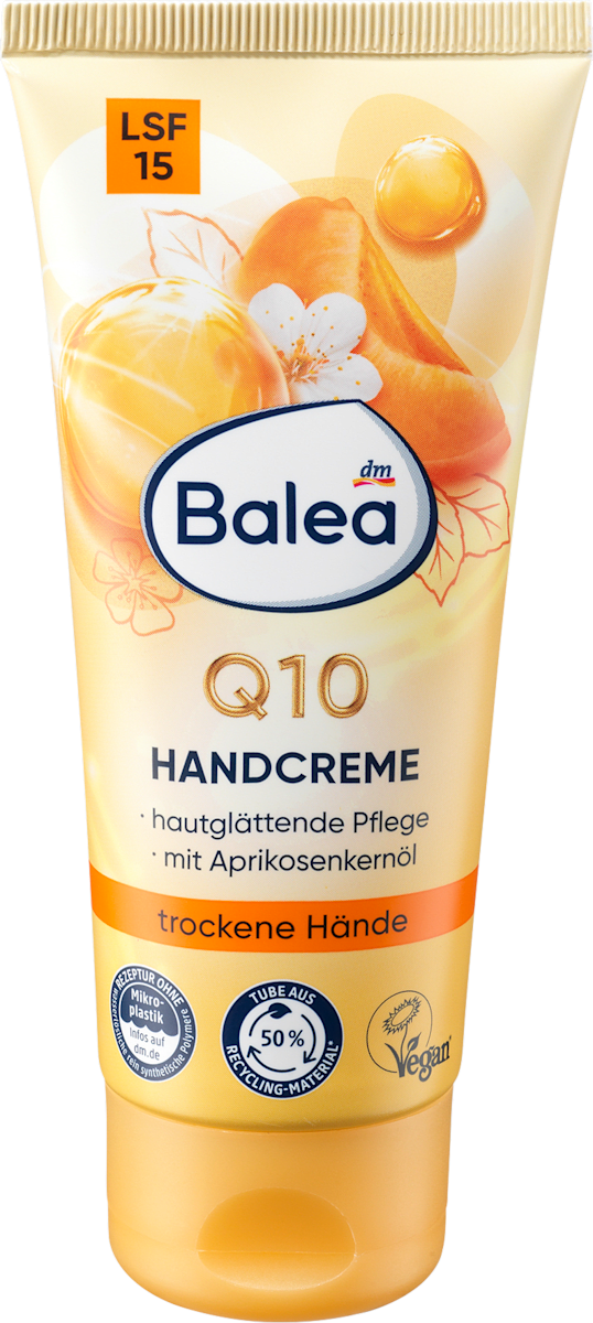 Balea Krém na ruky Q10 s OF 15, 100 ml trvalo výhodne nakupovať online | mojadm.sk