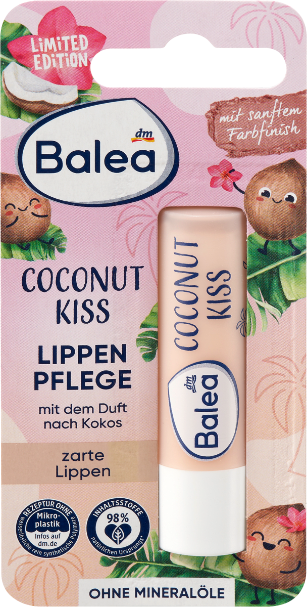 Balea COCONUT KISS balzam za usne, 4,8 g | dm.rs