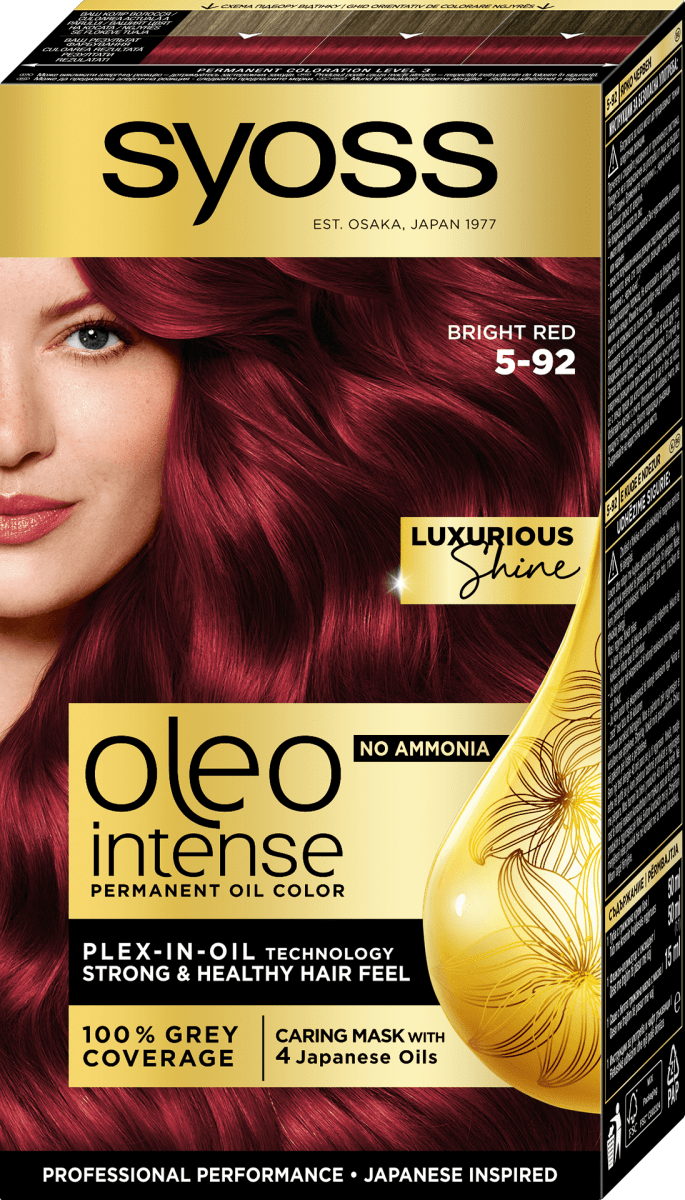 Syoss Oleo Intense Boja za kosu – 5-92 Bright Red, 1 kom. | dm ...
