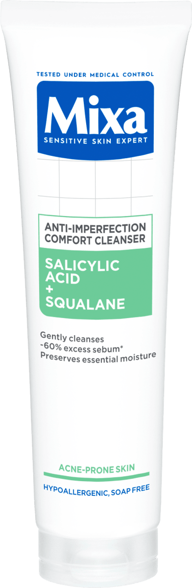 Mixa Anti-Imperfection čisticí pleťový gel Salicylic Acid, 150 ml | dm.cz
