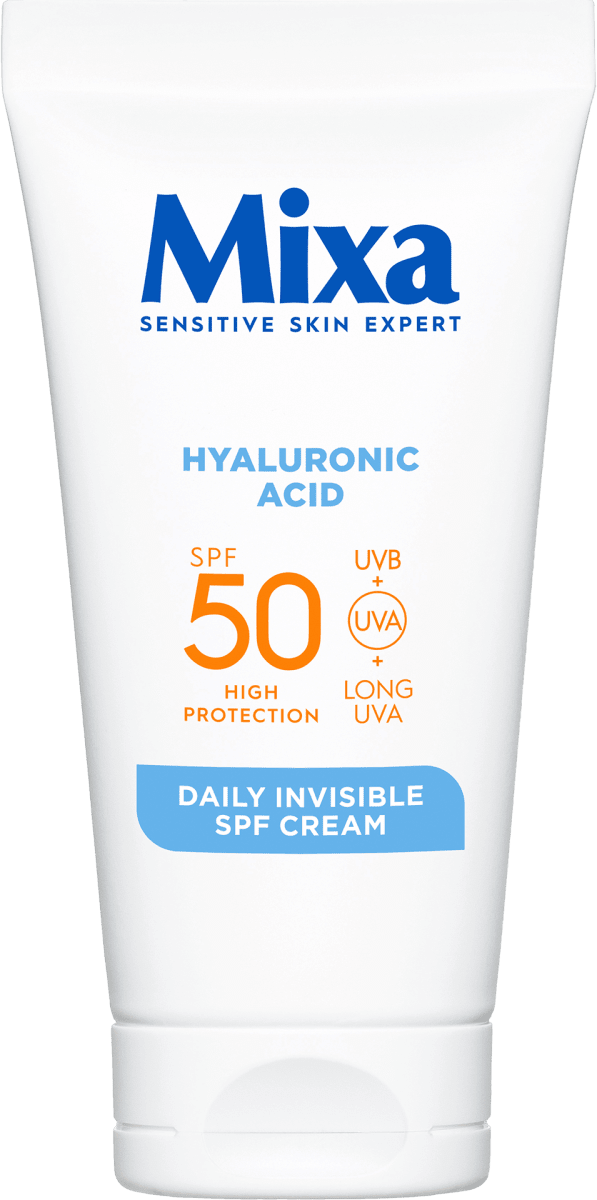 Mixa hydratační krém Hyaluronic Acid SPF 50, 50 ml | dm.cz