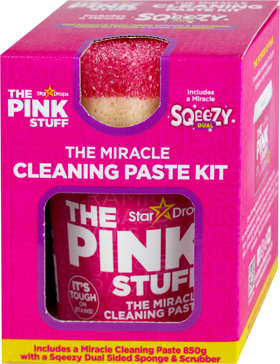THE PINK STUFF Set magična pasta za čišćenje + SQUeeZY sunđer, 1 kom ...