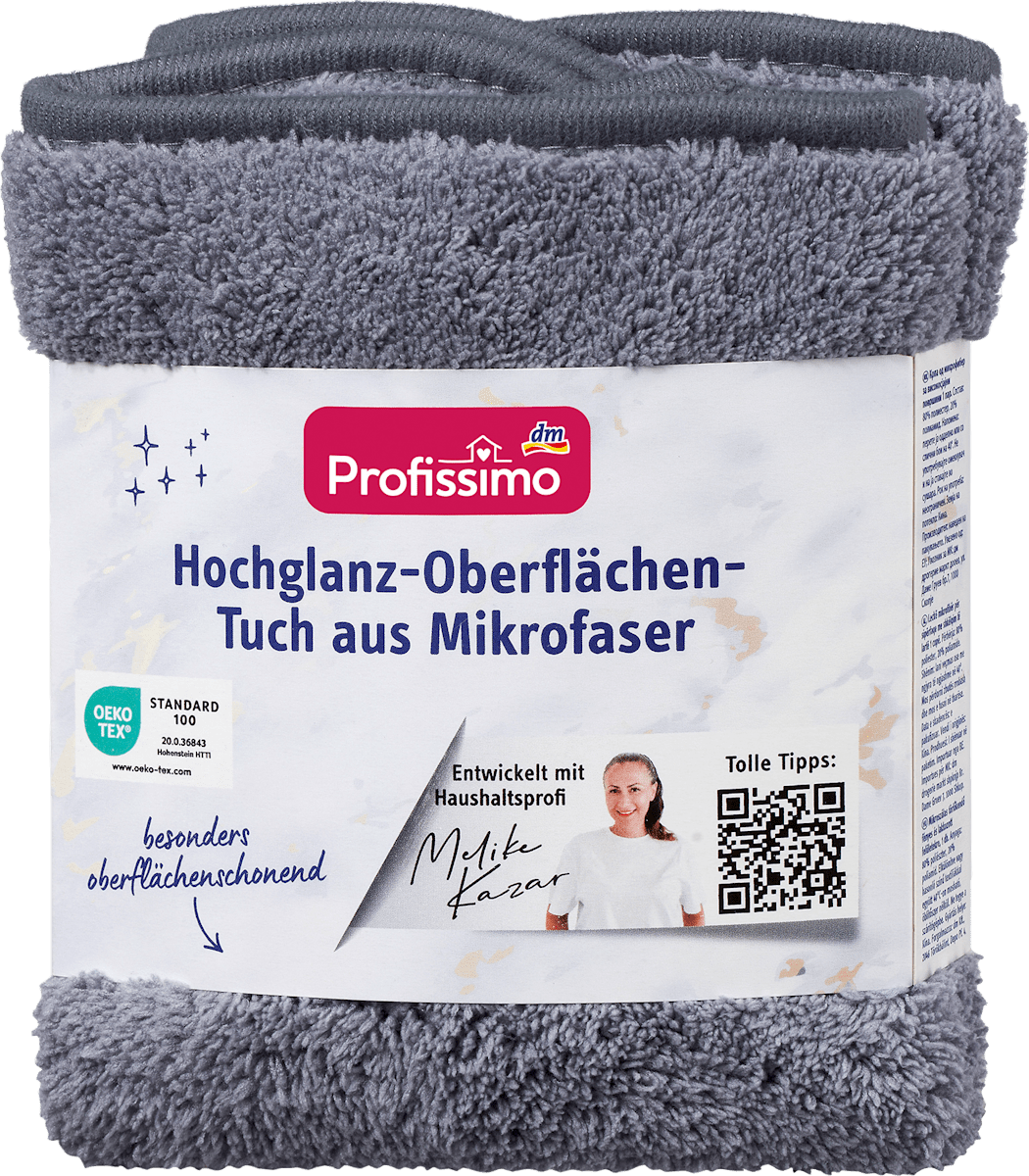 Profissimo Hochglanz-Oberflächentuch aus Mikrofaser, 1 St dauerhaft ...