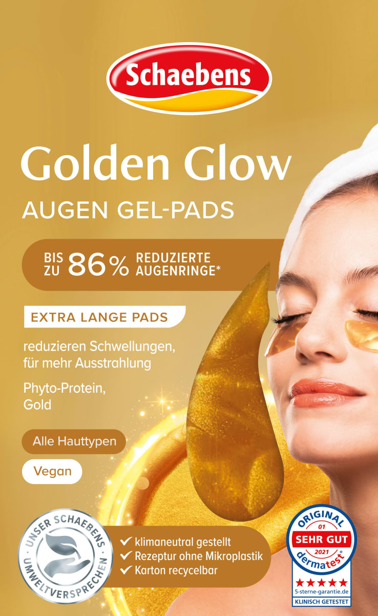 Schaebens Augen Gel-Pads Golden Glow, 2 St | dm.at