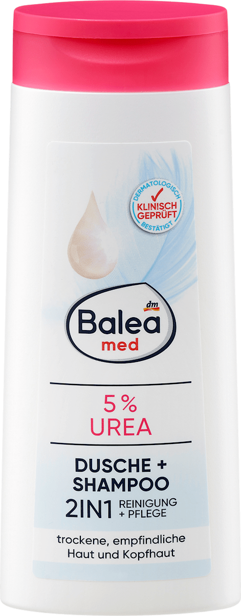 Balea med Gel za tuširanje + šampon 2u1 - 5% Urea, 300 ml | dm.rs