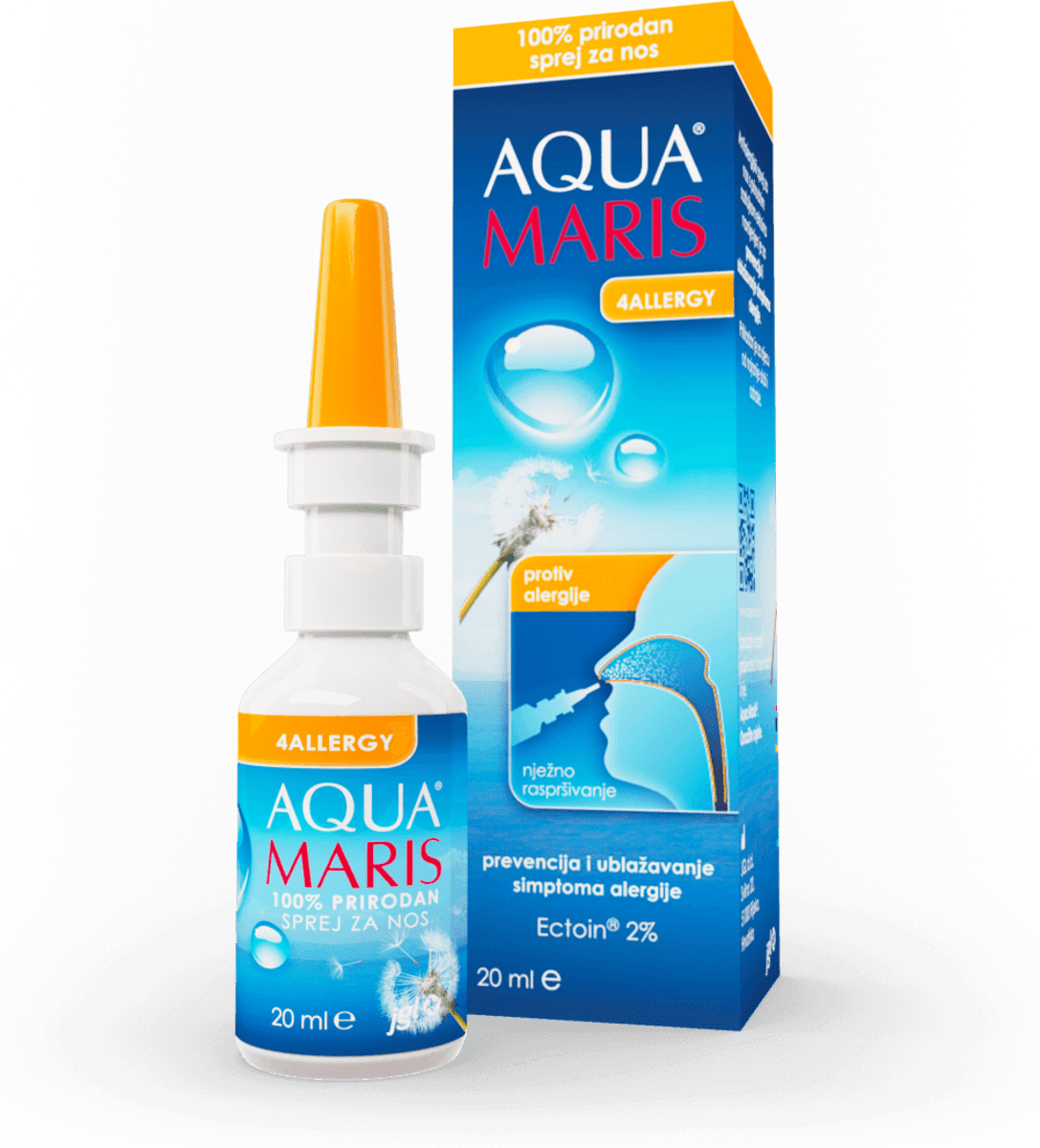 JGL Aqua Maris 4 Allergy sprej za nos, 20 ml | dm.hr