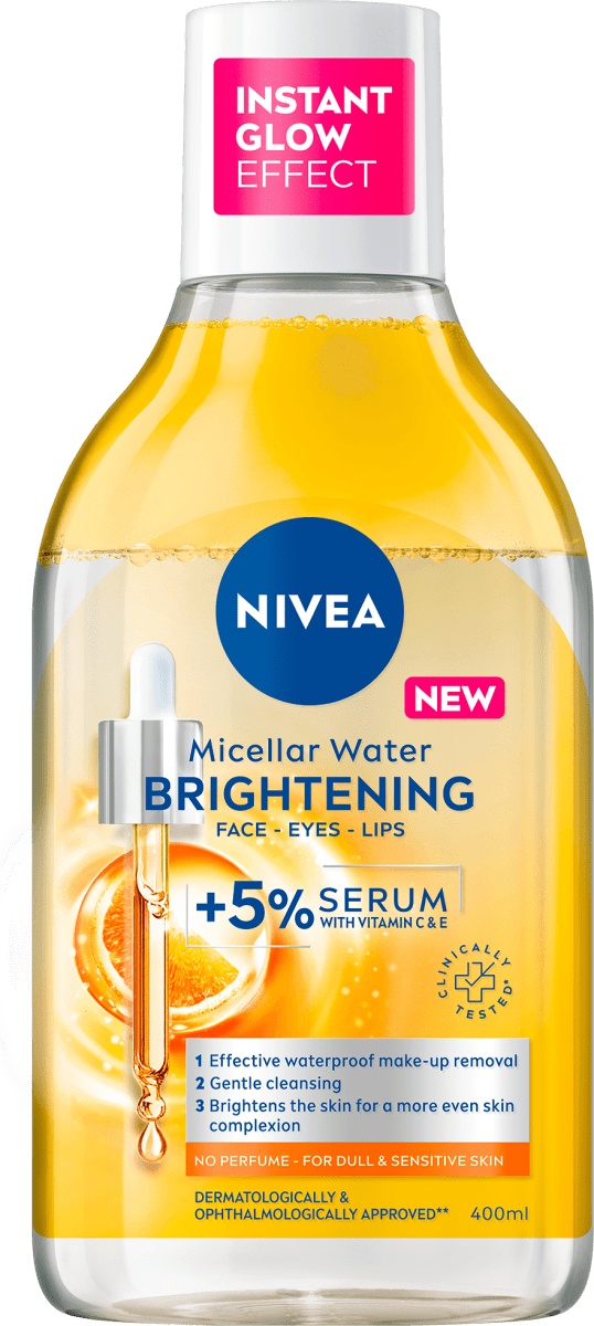 NIVEA Мицеларна вода за чувствителна кожа Brightening, 400 ml | dm България