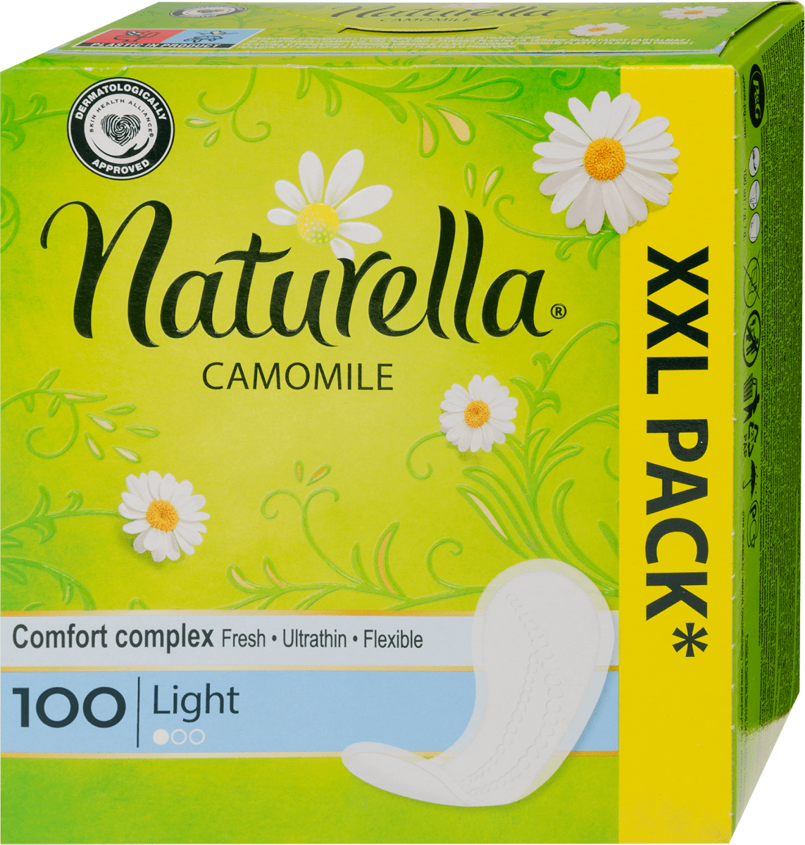 Naturella Tisztasági betét Camomile Light, 100 db | dm.hu