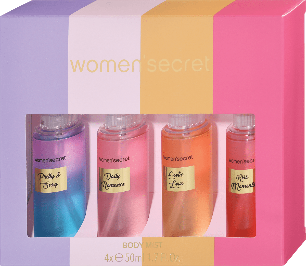 women'secret Darilni set štirih meglic za telo Daily Romance, 1 kos | dm.si