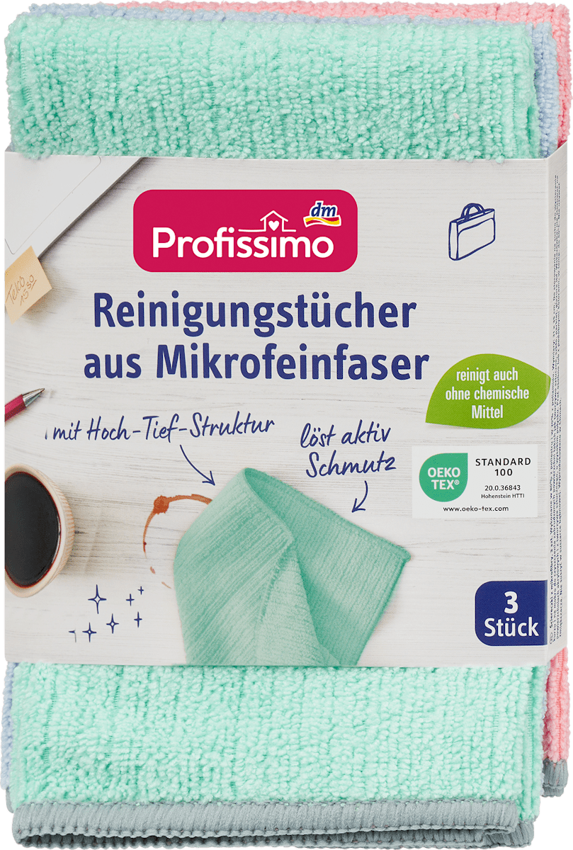 Profissimo Panni universali in microfibra, 3 pz | dm Italia