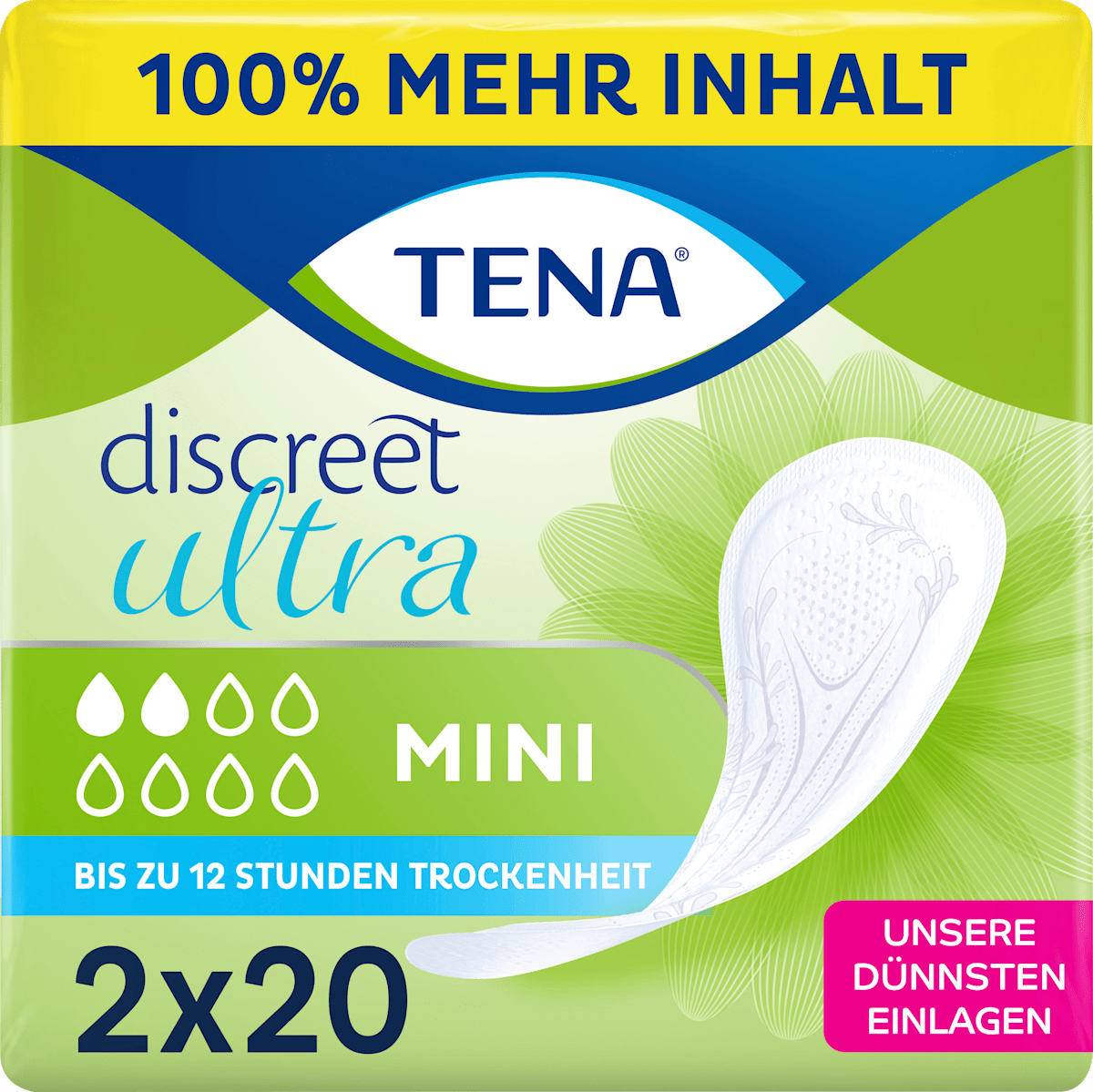 TENA discreet Einlagen Ultra Megapack, 40 St | dm.at