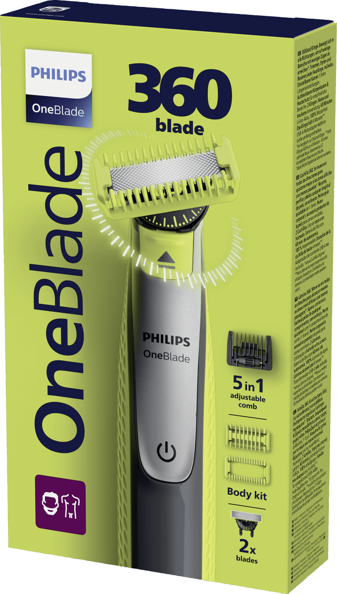 PHILIPS OneBlade OneBlade brijač 360 za lice i tijelo, 1 kom. | dm.hr
