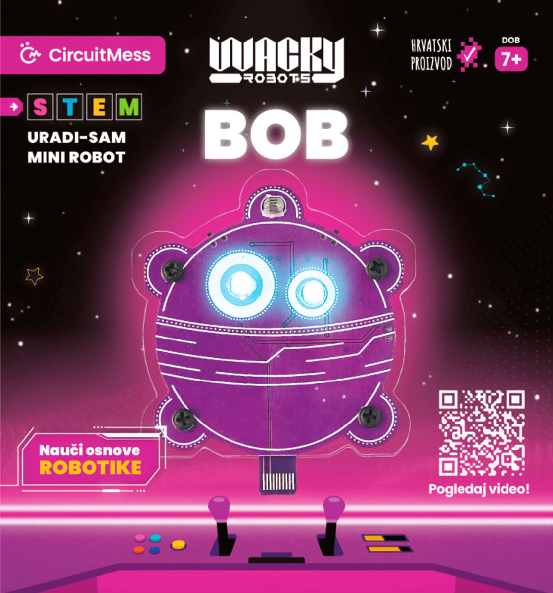 TALENT SHOW Wacky Robots uradi-sam mini robot za početnike – Bob, 1 kom ...