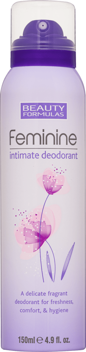 Beauty Formulas Spray deodorant intim, 150 ml | dm.ro