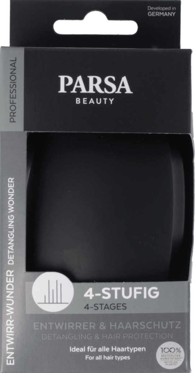 PARSA BEAUTY Четка за коса с разплитащ ефект, черна, 1 бр. | dm България