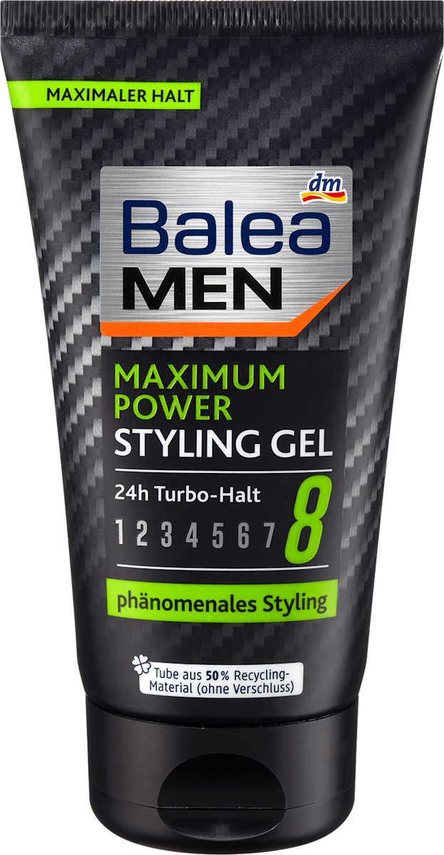 Balea MEN Styling Gel Maximum Power, 150 ml | dm.at