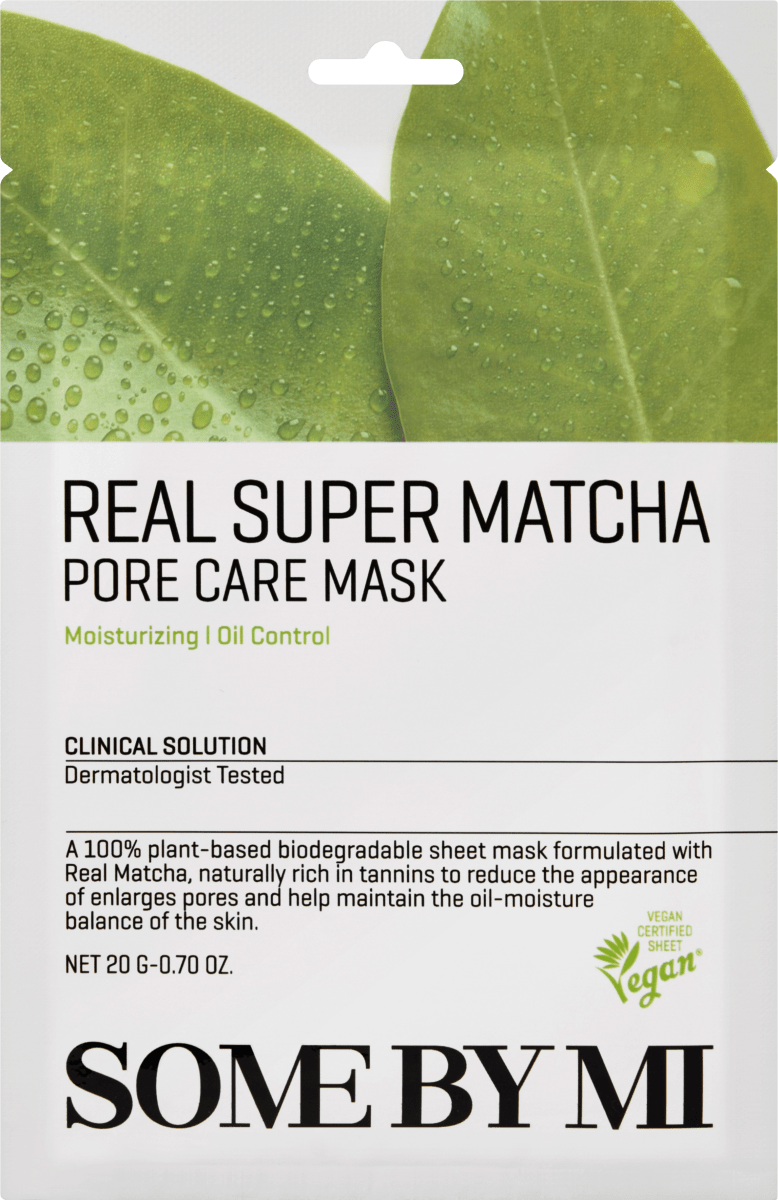 SOME BY MI Tuchmaske Real Super Matcha Pore Care, 20 g dauerhaft ...