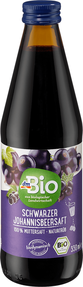 dmBio Matični sok od crne ribizle, prirodno mutan, 330 ml | dm.rs